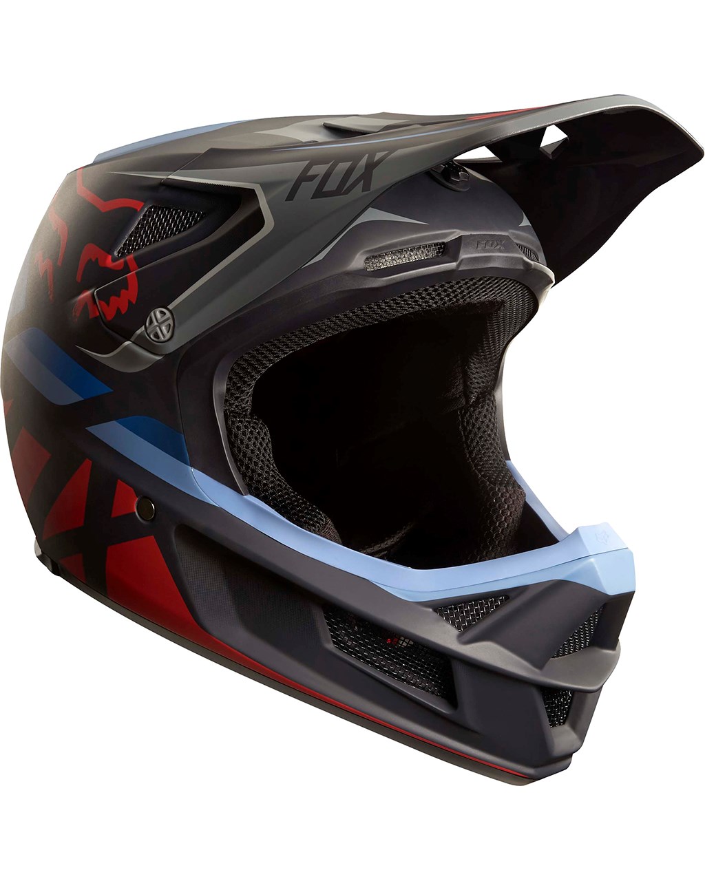 Fox RPC Seca Helmet Black/Grey/Red