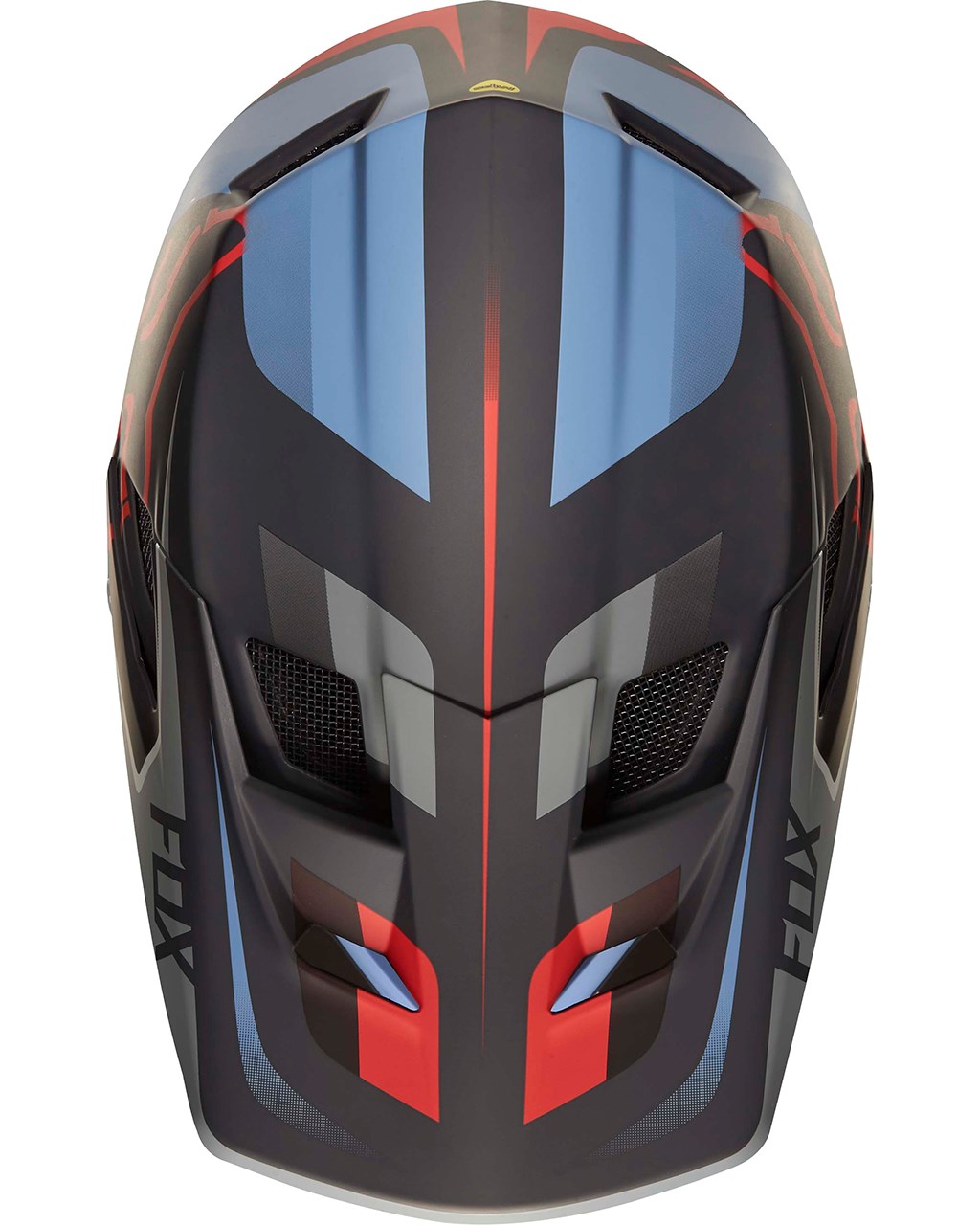 Fox RPC Seca Helmet Black/Grey/Red