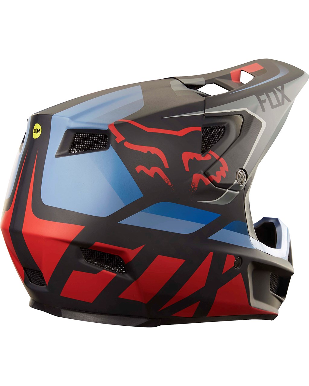 Fox RPC Seca Helmet Black/Grey/Red