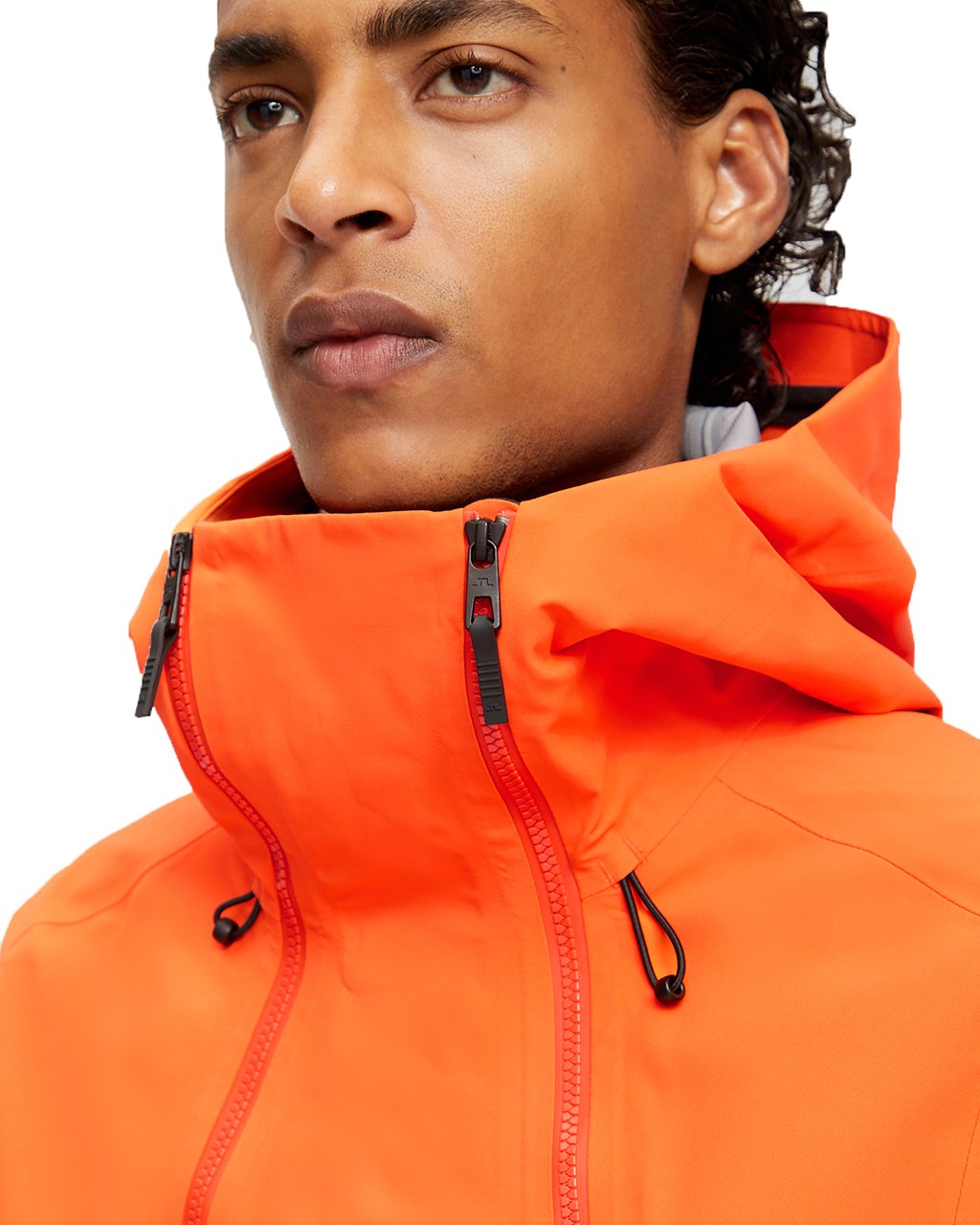 J.Lindeberg Brett Shell Ski Jacket M Juicy Orange