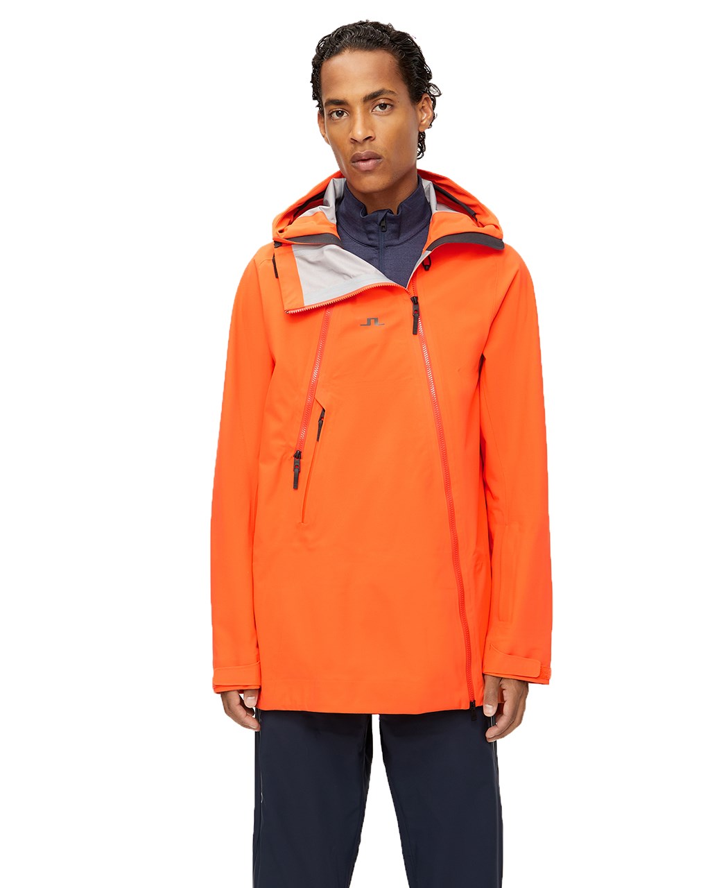 J.Lindeberg Brett Shell Ski Jacket M Juicy Orange