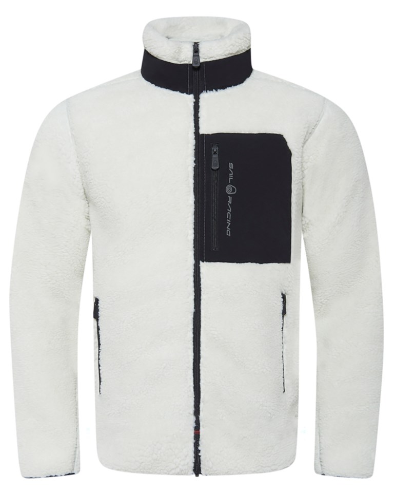 Sail Racing Bowman Pile Zip Jacket M Storm White