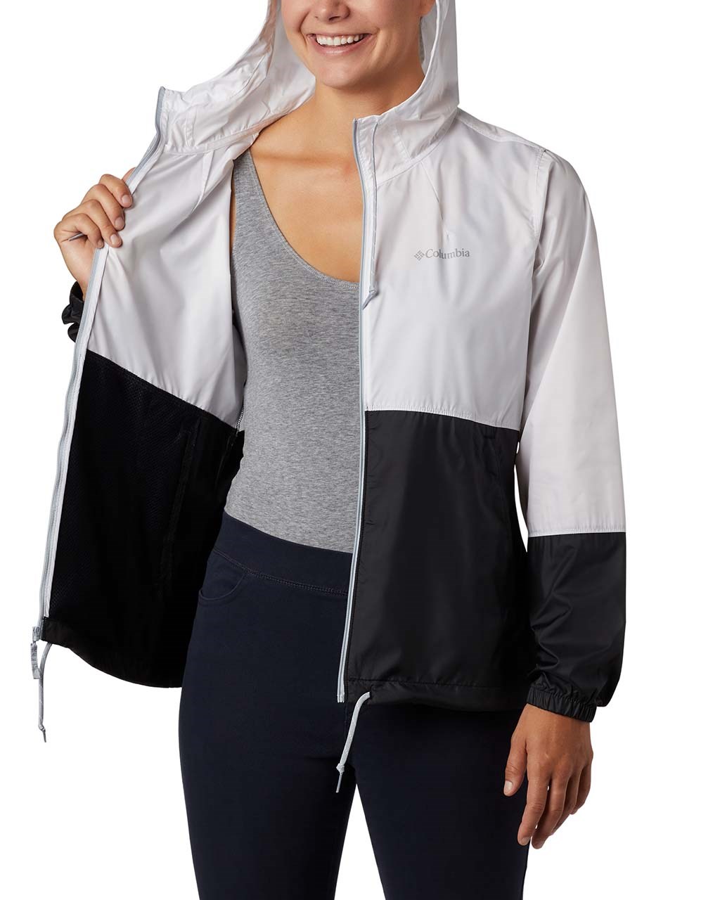 Columbia Flash Forward Windbreaker W White/Black