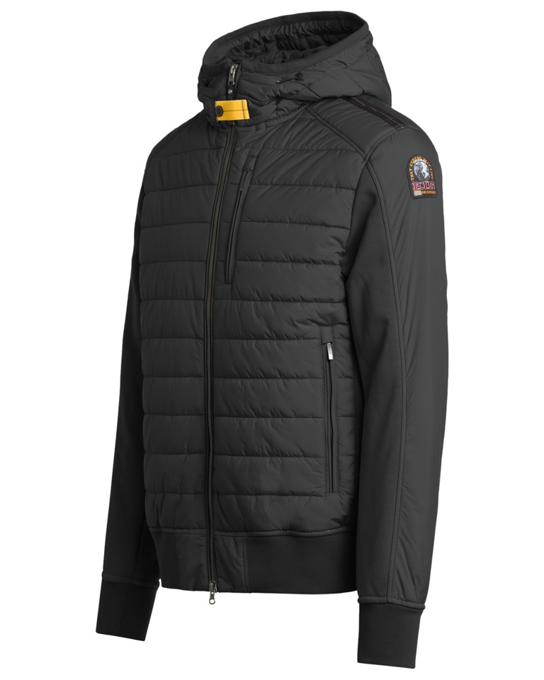 Parajumpers Ivor Fleece Hooded Jacket M Black
