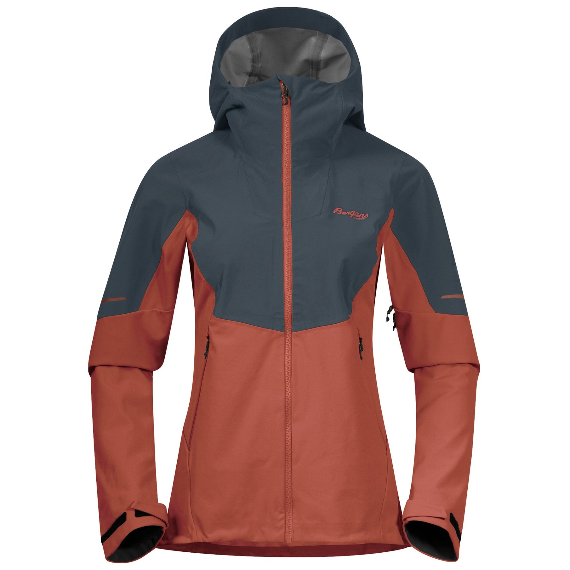 Bergans Senja Hybrid Softshell Jacket W Brick/Orion Blue