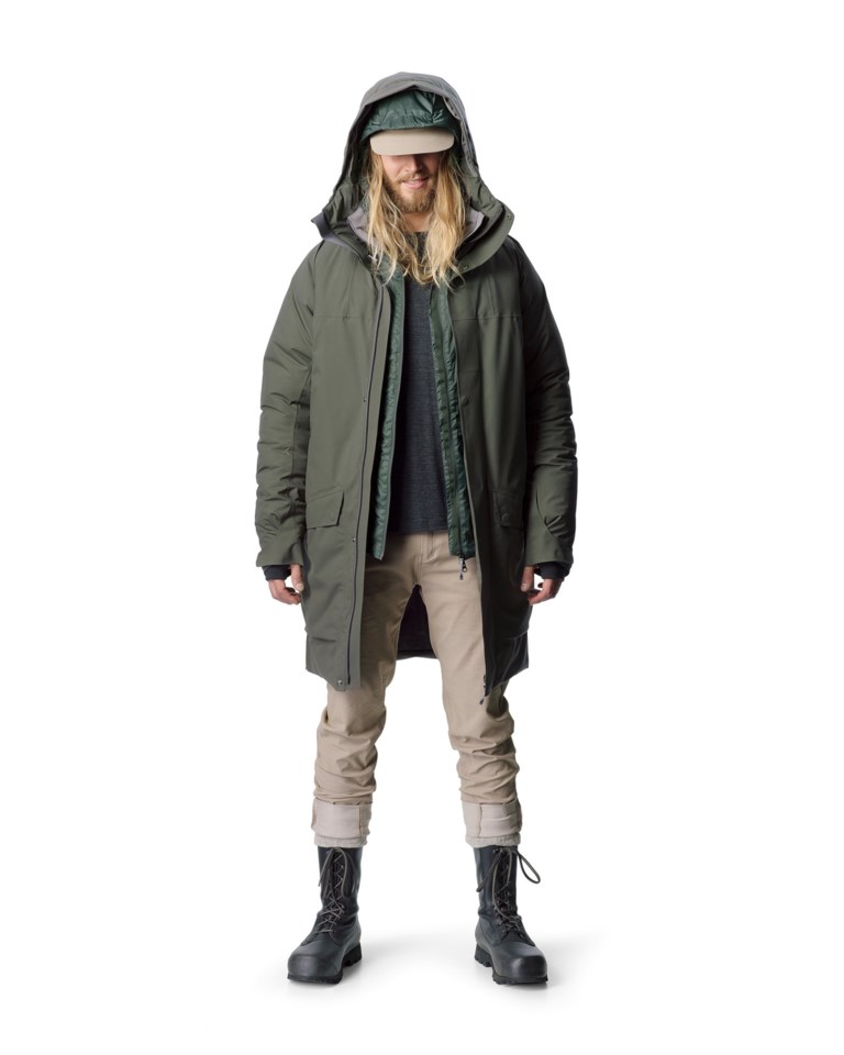 Houdini Fall In Parka M Baremark Green
