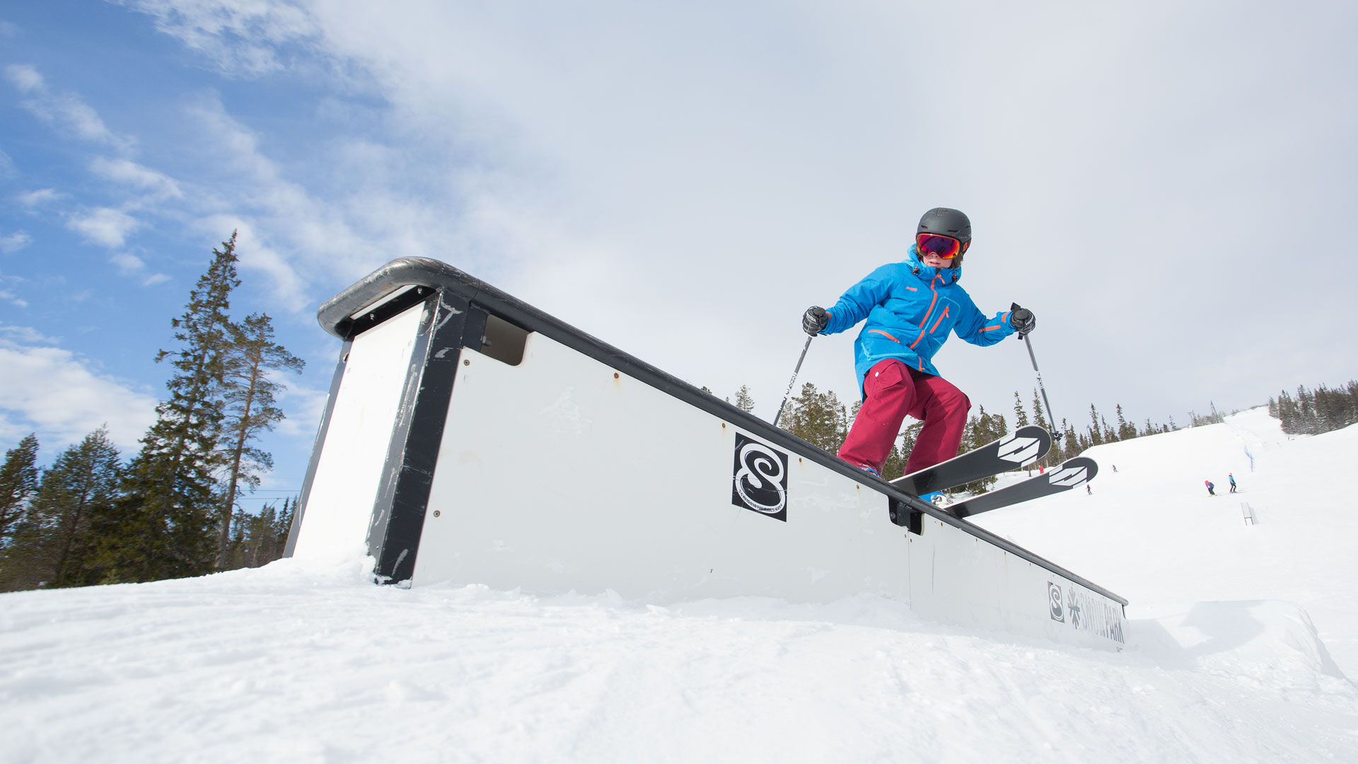 Park Skiing Wallpaper