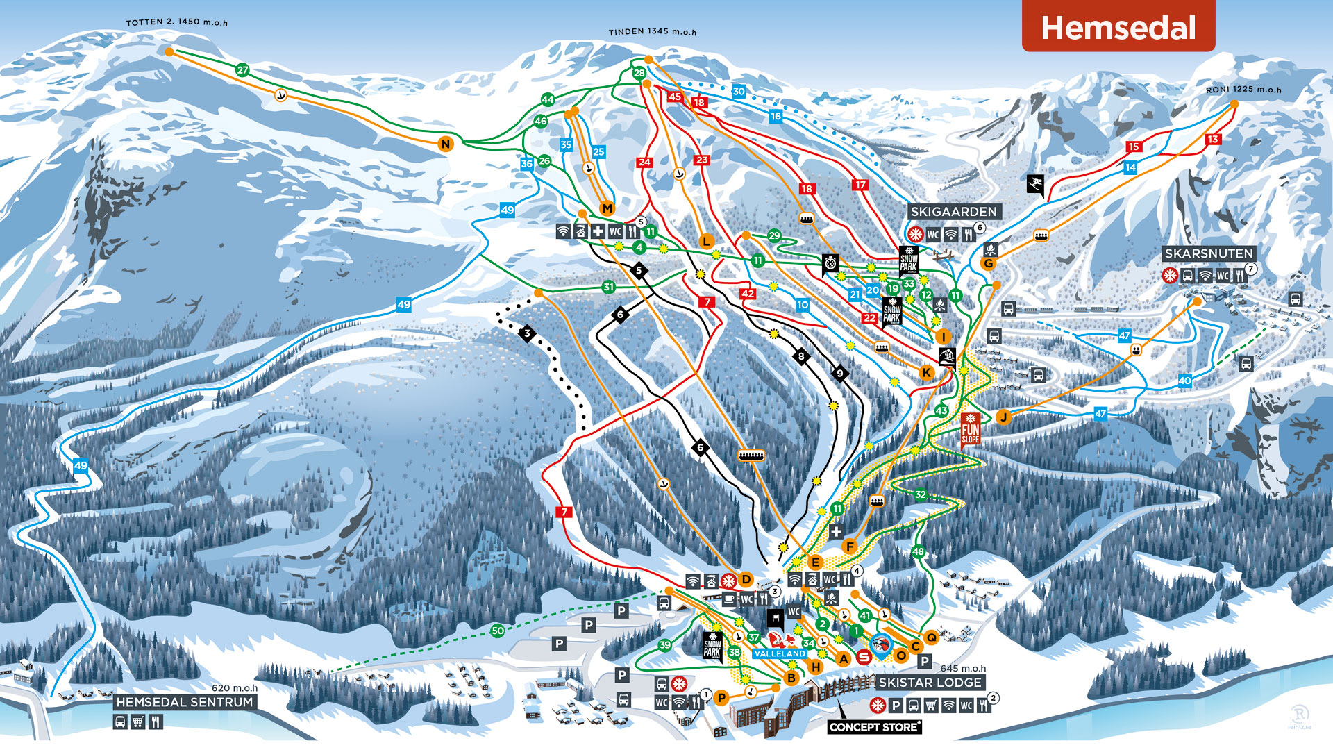 Welcome to Hemsedal, the Scandinavian alps