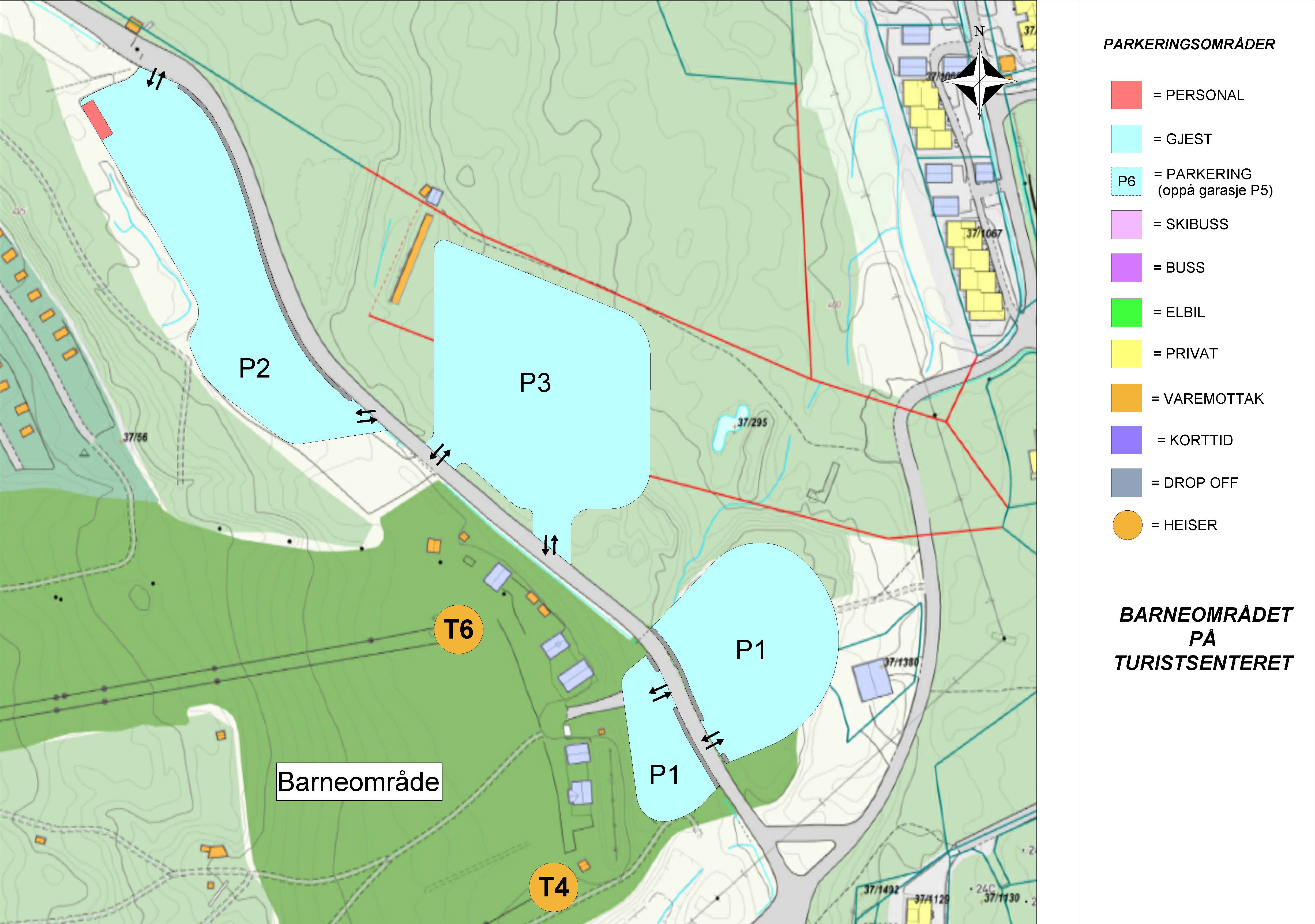Parkering i Trysil