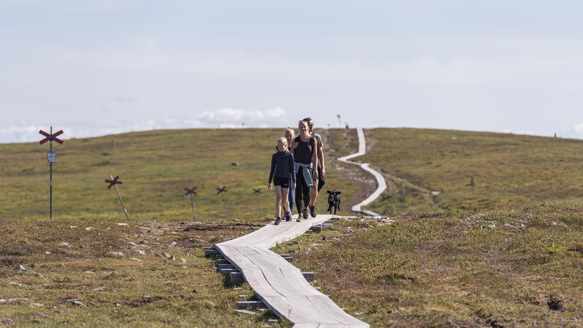 Vandring i fjällen bjuder på mängder av vandringsleder.